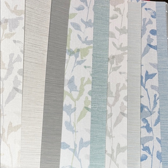 Wall Decor | Scott Living Floral And Striped Textured Wallpaper Sheet ...